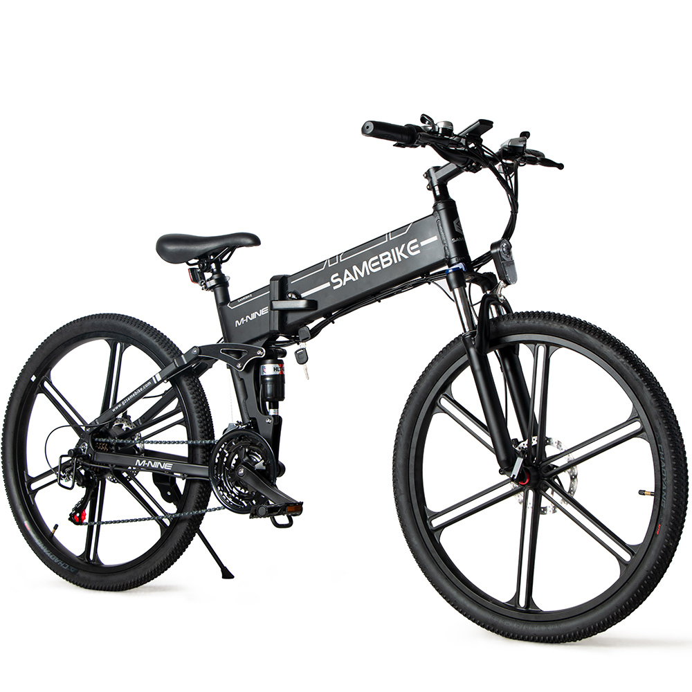 Samebike LO26 II Folding Electric Bike 500W Motor Max 35km/h Black
