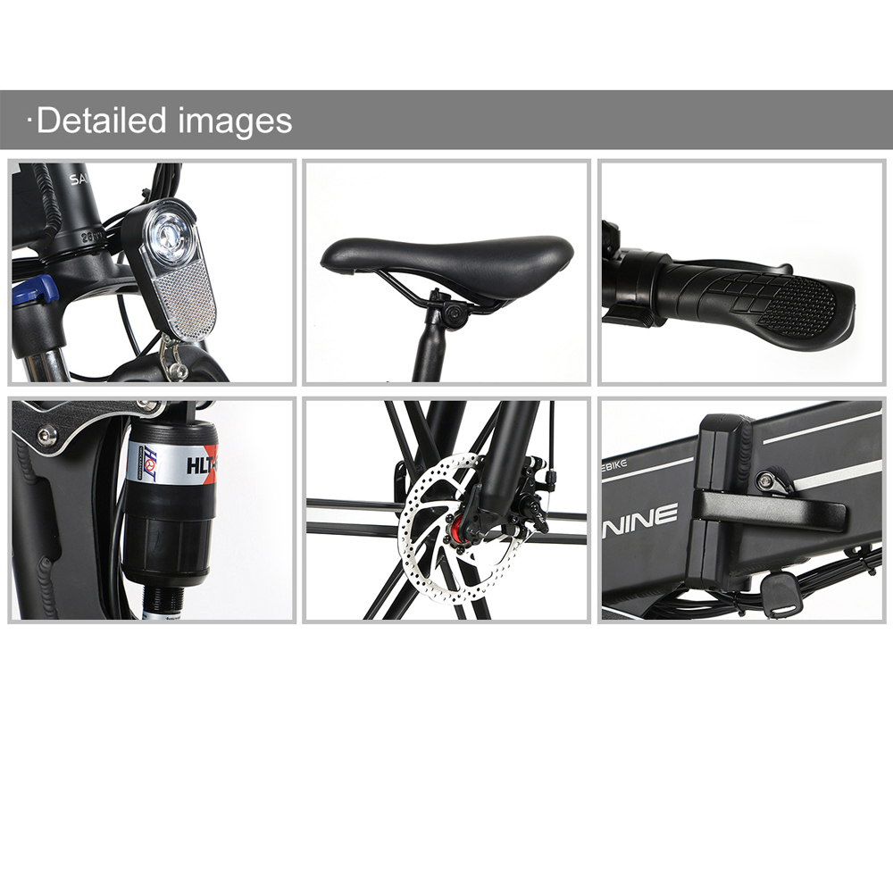 Samebike LO26 II Folding Electric Bike 500W Motor Max 35km/h Black