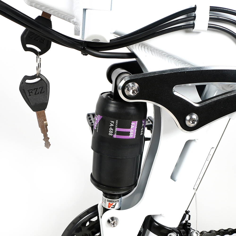 Samebike LO26 II Folding Electric Bike 500W Motor Max 35km/h White