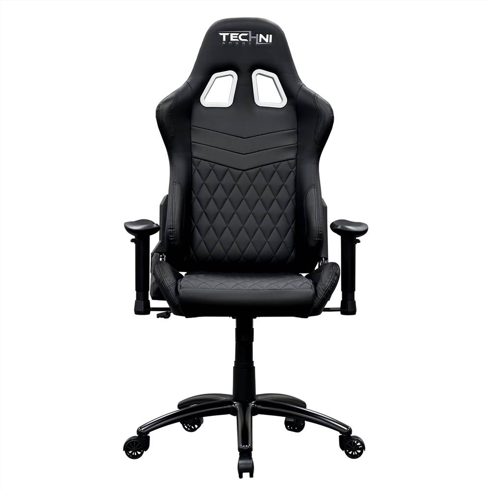 Techni Home Office PU Leather Rotatable Gaming Chair Black