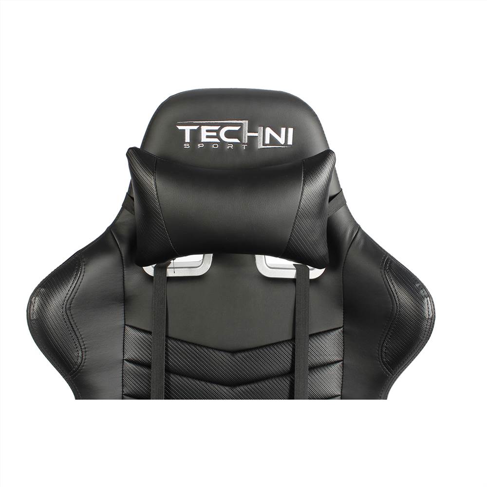 Techni Home Office PU Leather Rotatable Gaming Chair Black
