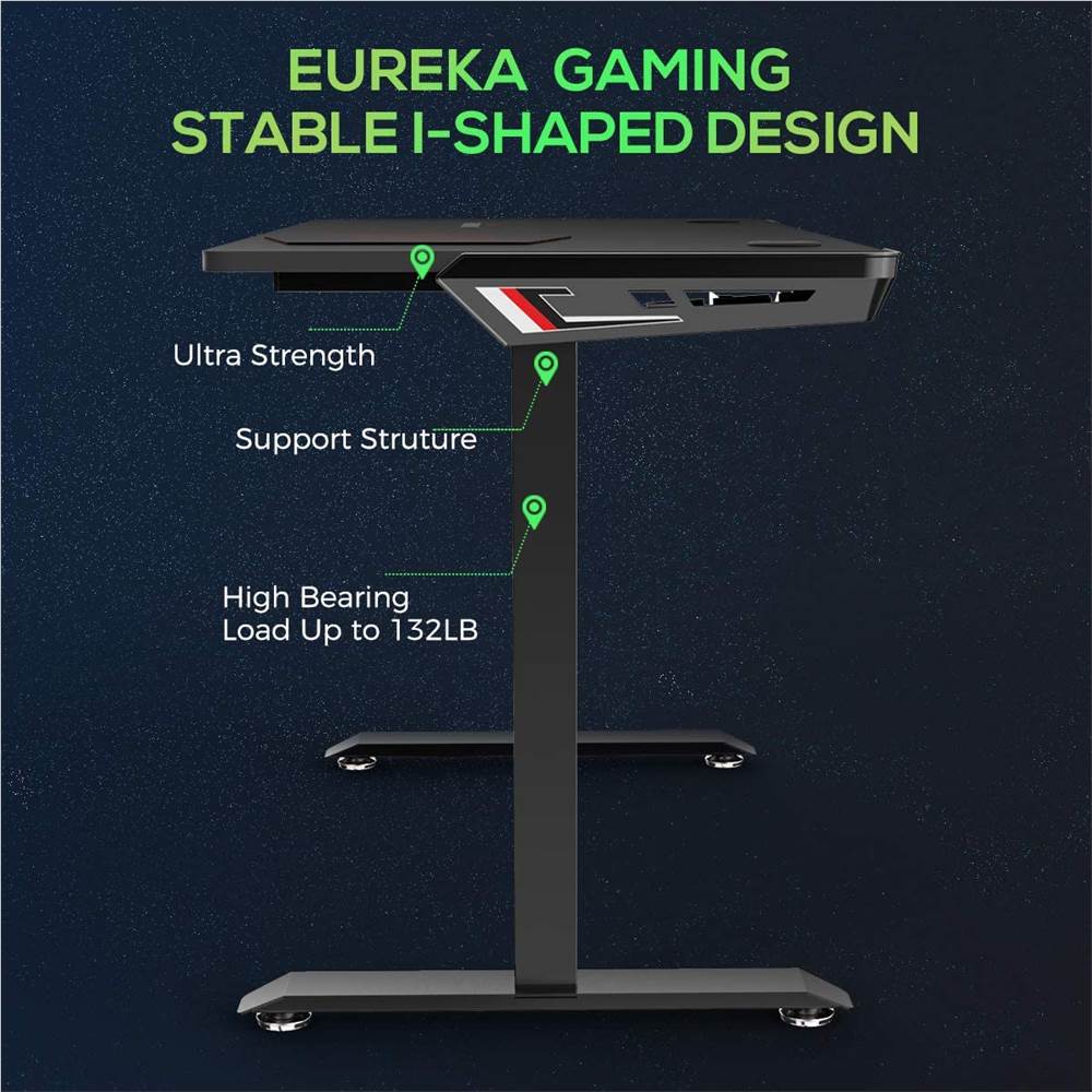 Home Office 43.3" L-Shaped Computer Desk with Mouse Pad Black