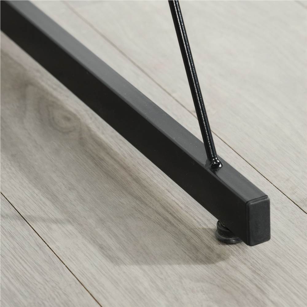 Home Office 35.4" Computer Desk with MDF Tabletop Black