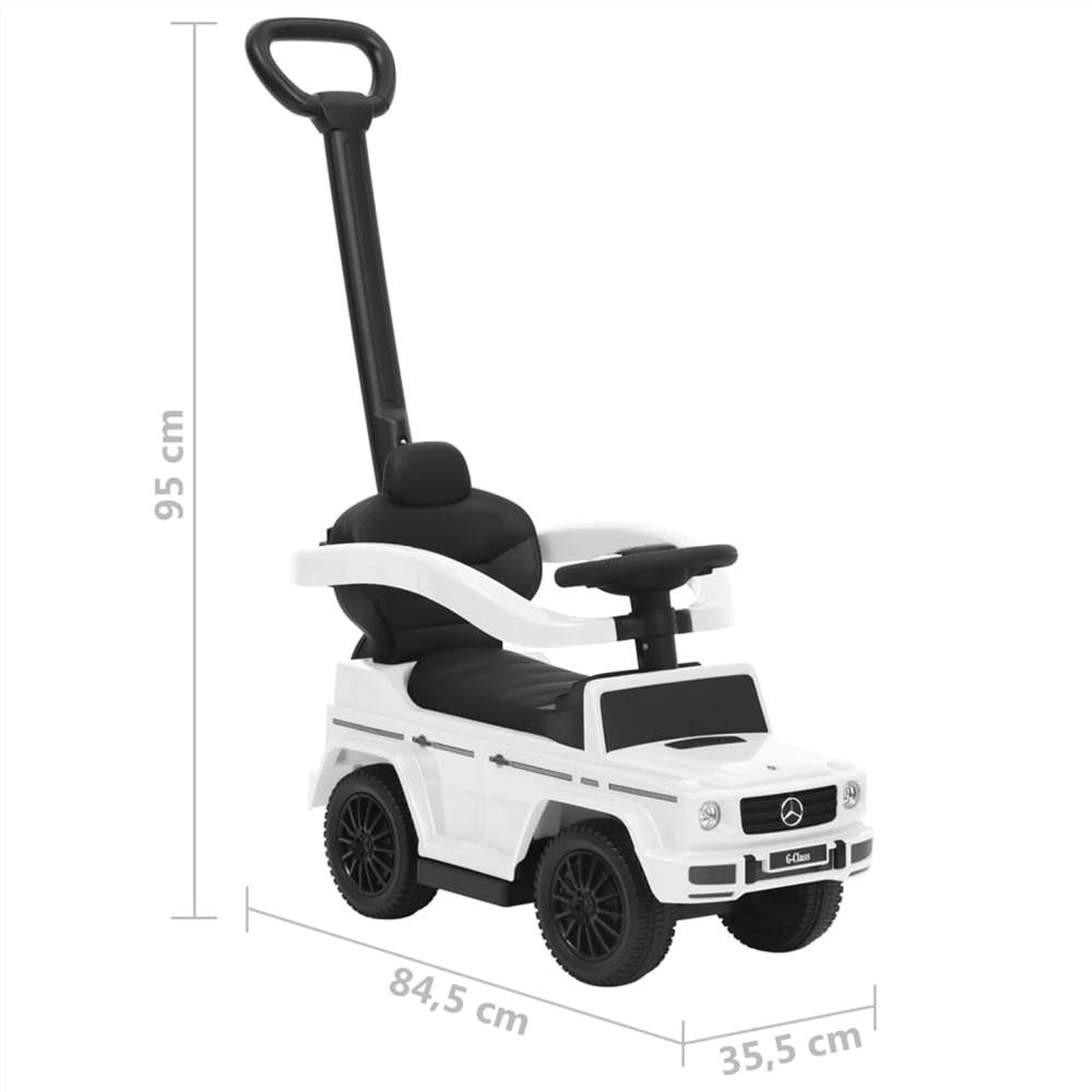 Push Walk Car Mercedes-Benz G63 White