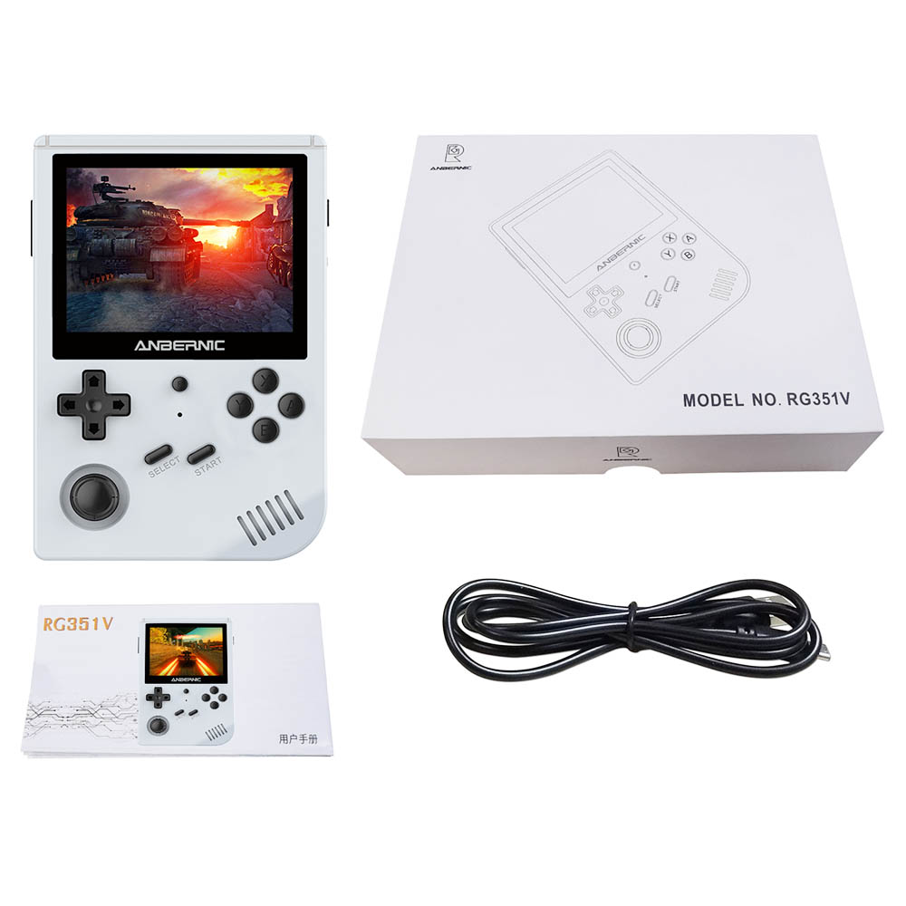 ANBERNIC RG351V 64GB Handheld Game Console Gray