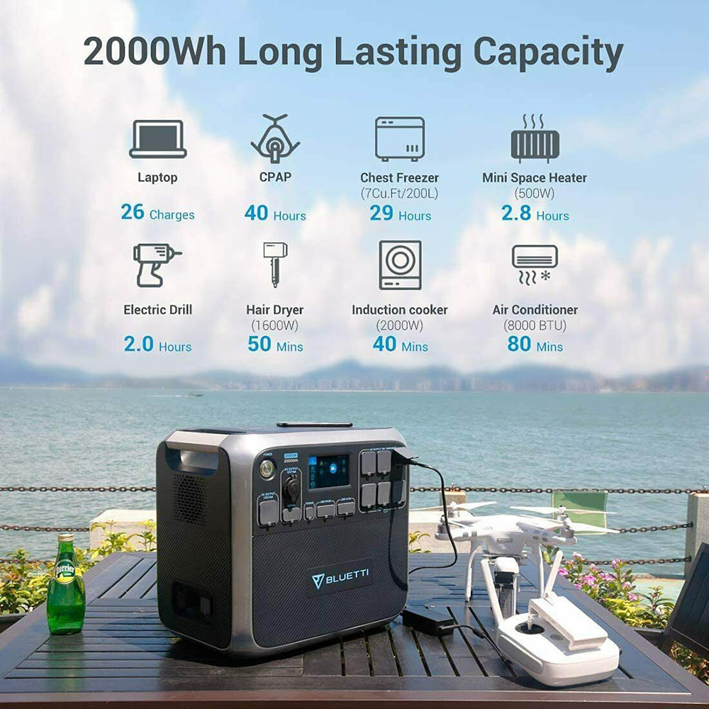 BLUETTI Poweroak AC200P 2000wh/2000w Power Station