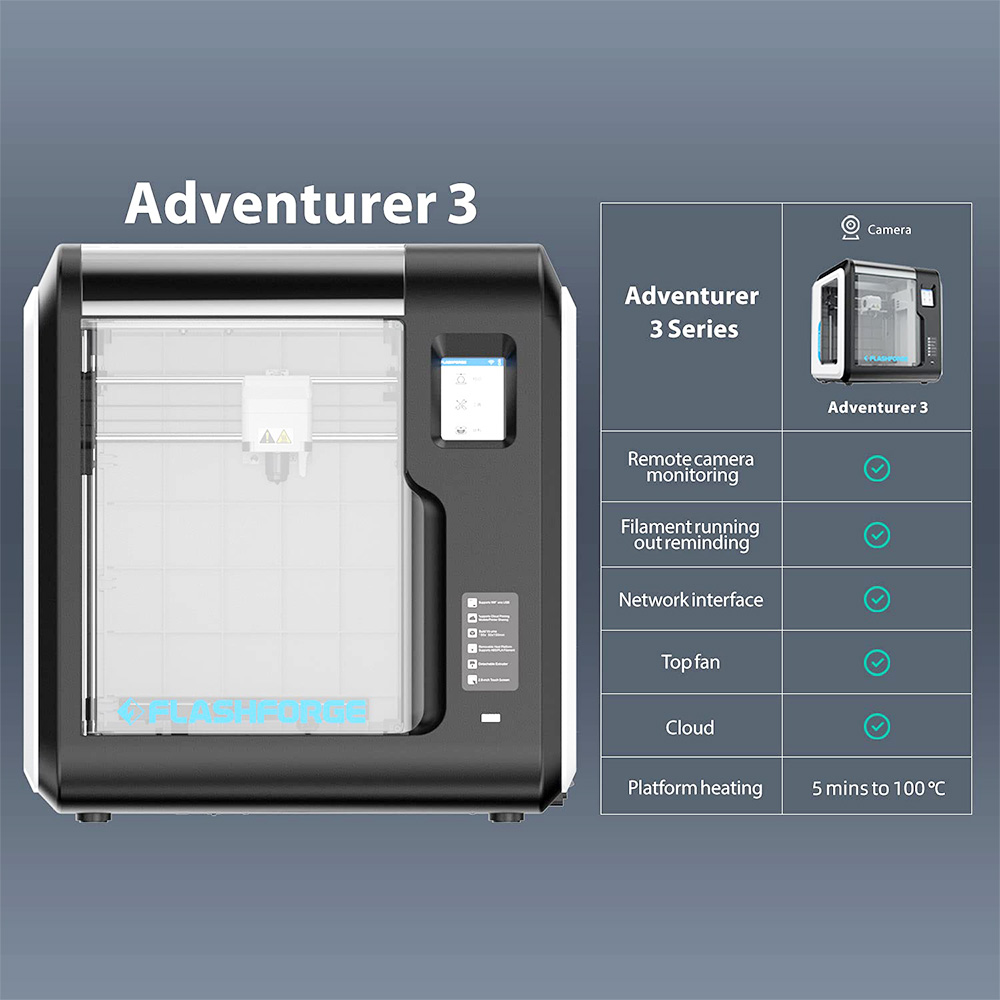 Flashforge Adventurer 3 3D Printer