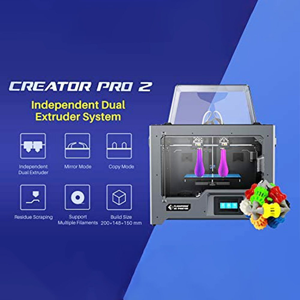 Flashforge Creator Pro 2 IDEX 3D Printer