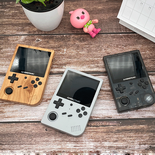 ANBERNIC RG351V 128GB Handheld Game Console Gray