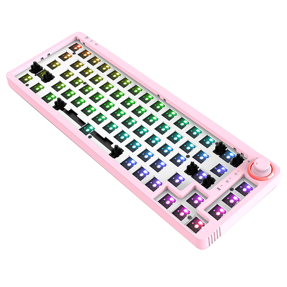 ACGAM KF068 68keys Gaming Mechanical Keyboard Customized Kit Pink