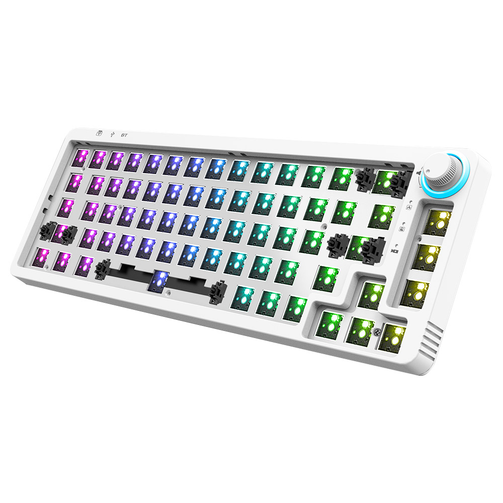 Homoo KF068 68keys Gaming Mechanical Keyboard Customized Kit White