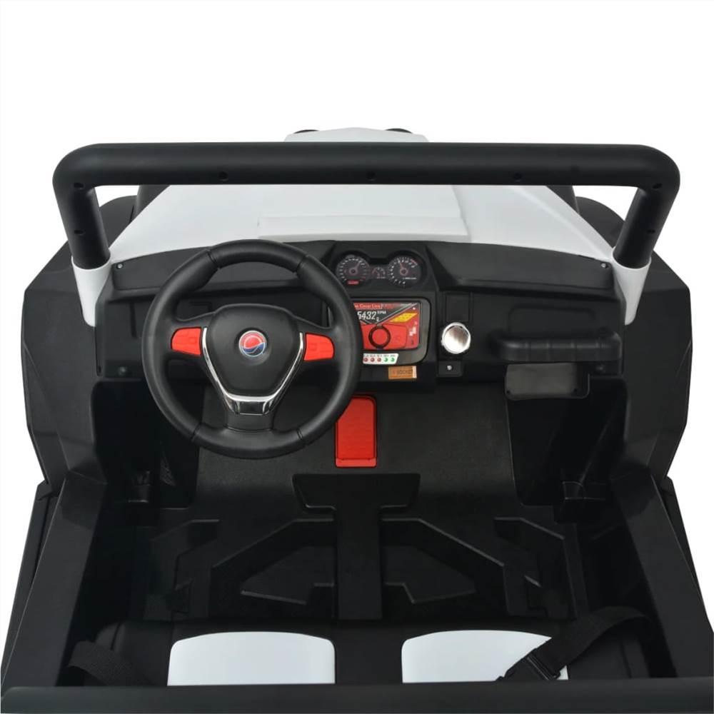 80188 Electric Ride-On Car 2 Persons XXL White and Black