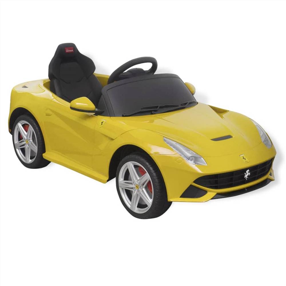 Ride-on Car Ferrari F12 Yellow 6 V with Remote Control