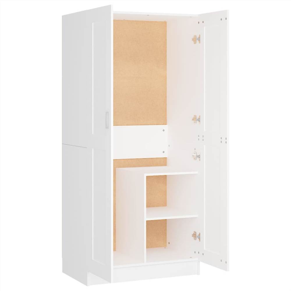 Wardrobe White 82.5x51.5x180 cm Chipboard