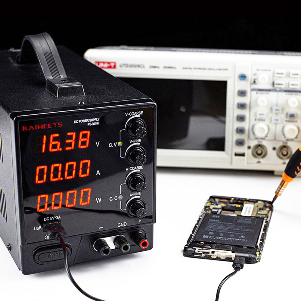 KAIWEETS PS-3010F 30V 10A DC Power Supply