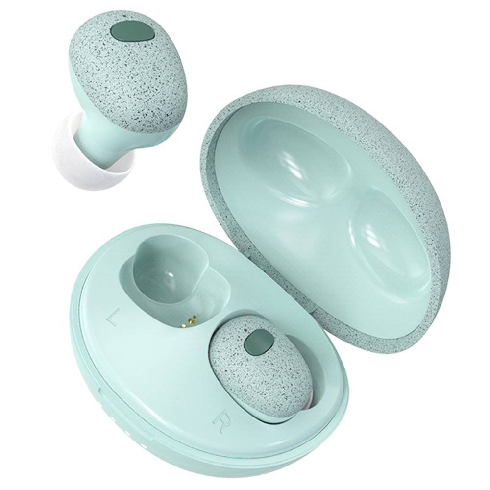 TWS-T2S Bluetooth 5.0 Wireless Earbuds Green