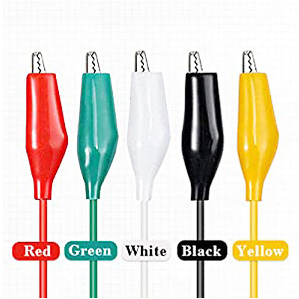 KAIWEETS KET02 Electrical Alligator Clips with Wires Test Leads