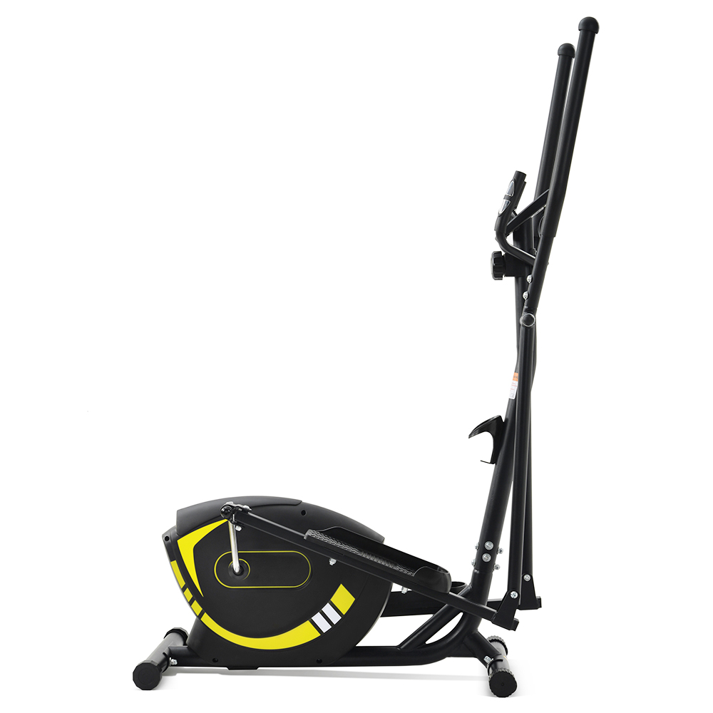 Indoor Ergonomic Exercise Bike Elliptical Machine Yellow