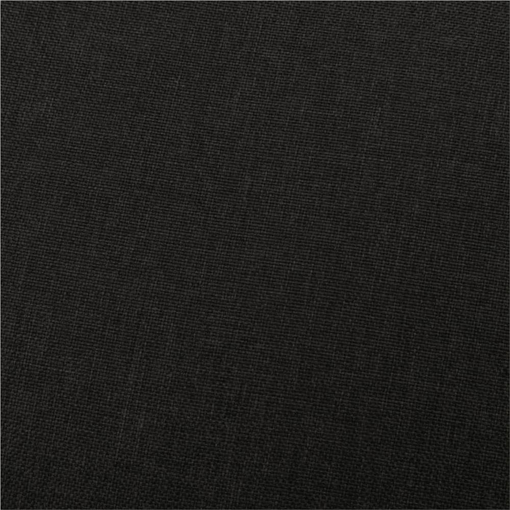 Reclining Chair Black Fabric