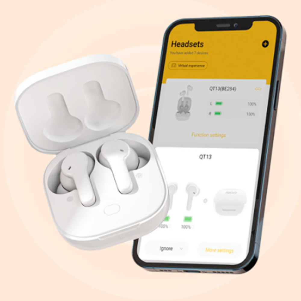QCY T13 Wireless TWS Earbuds White