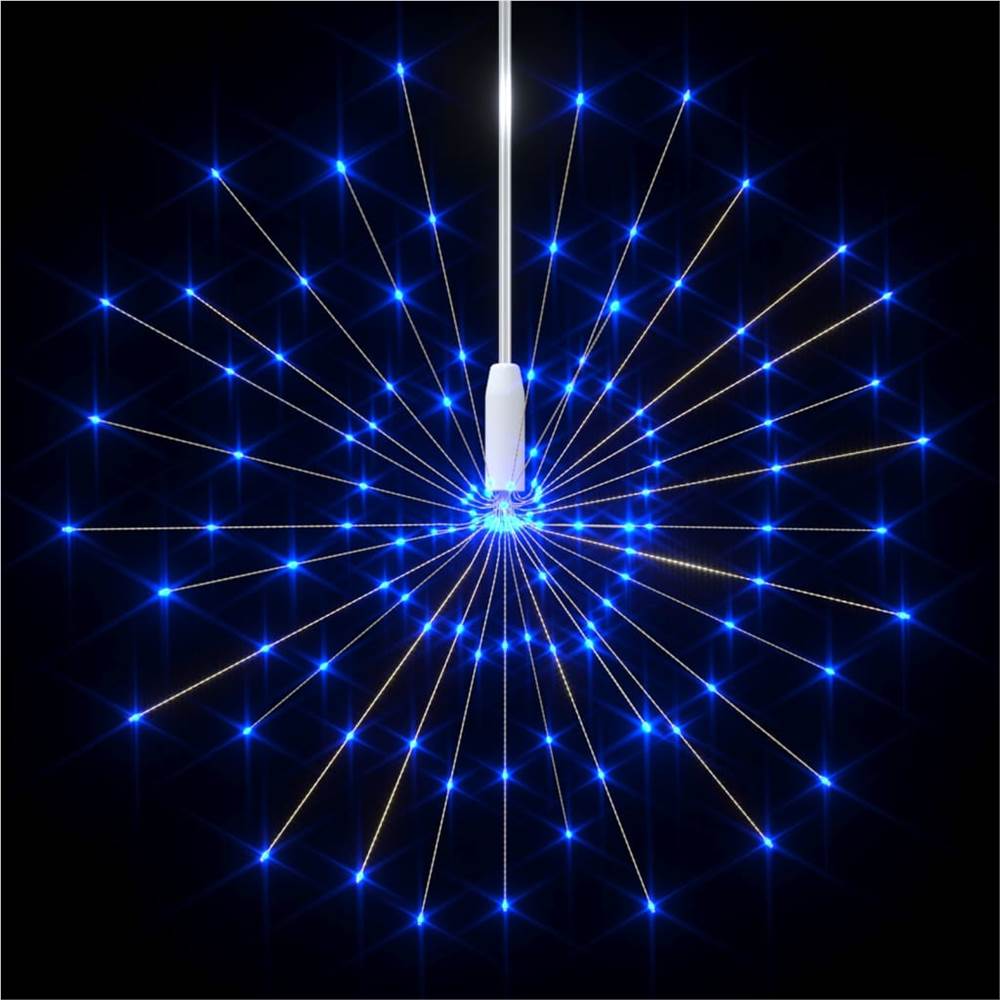 Outdoor Christmas Firework Lights 10pcs Blue 50cm 1400 LEDs