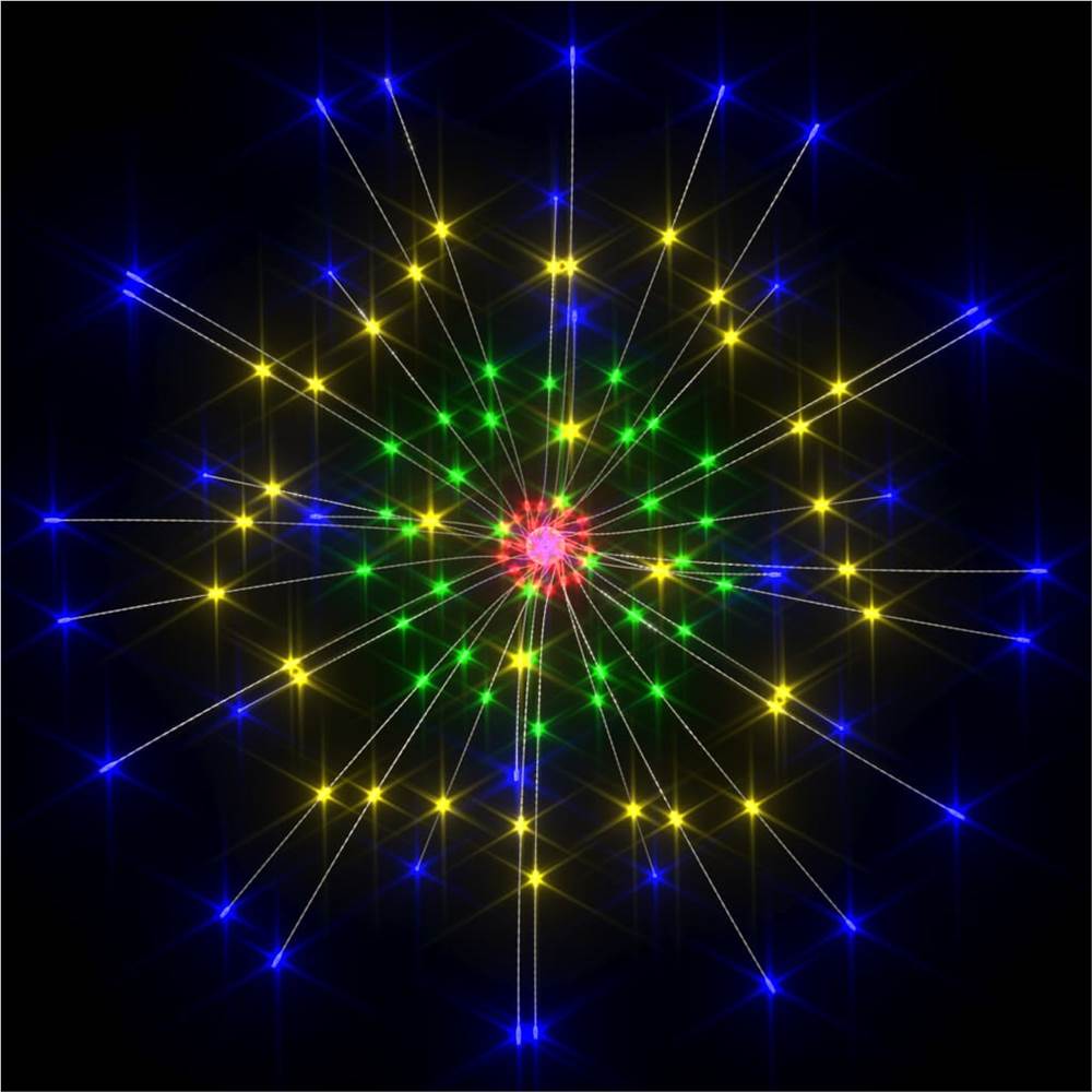 Outdoor Christmas Firework Lights 10pcs Multicolour 50cm1400LEDs