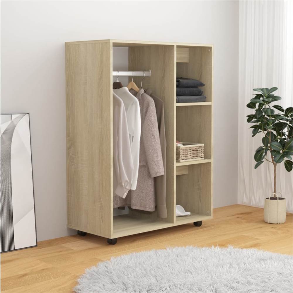 Wardrobe Sonoma Oak 80x40x110 cm Chipboard