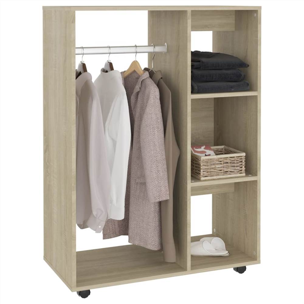 Wardrobe Sonoma Oak 80x40x110 cm Chipboard