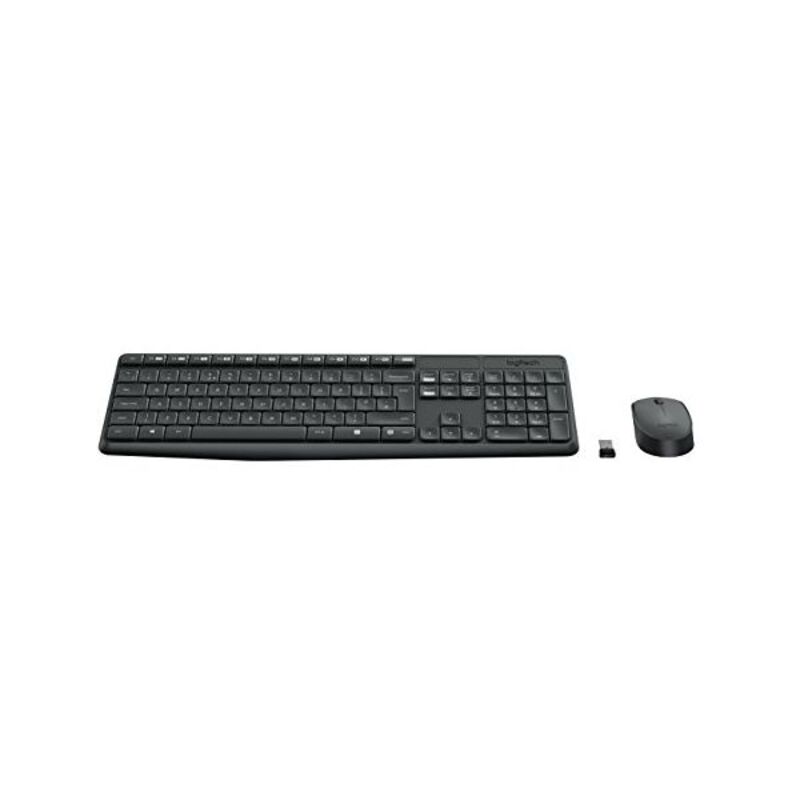 Keyboard and Wireless Mouse Logitech 920-007919 Grey | Europe