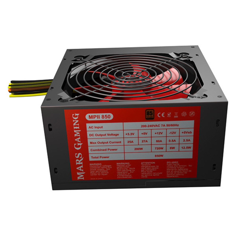 Power supply Mars Gaming MPII850 MPII850 850W 14 dBi 850 W | Europe