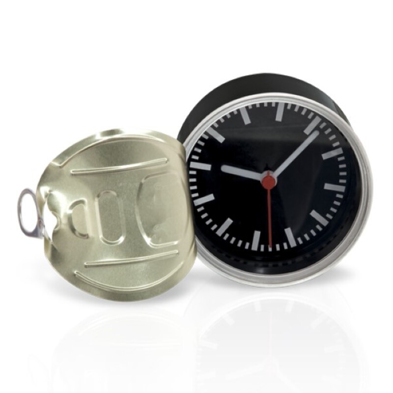 8.8cm Aluminum Can Type Magnetic Desk Clock | Europe