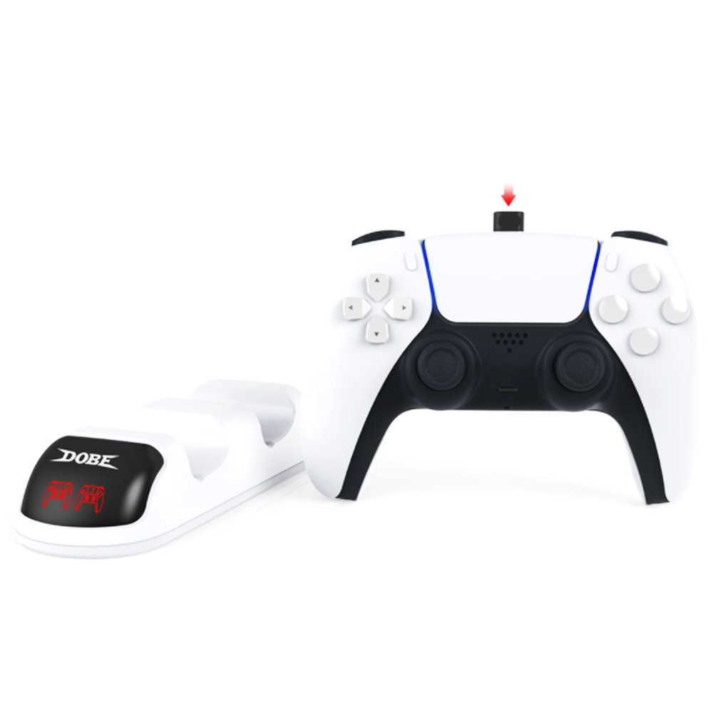 Dobe PS5 Wireless Dual Controller Charging Dock TP5-0506