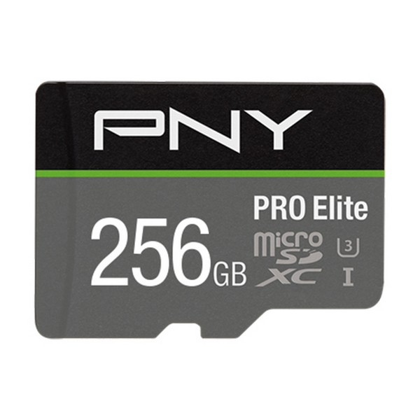 PNY Pro Elite Micro SD Memory Card with Adaptor Black | Europe