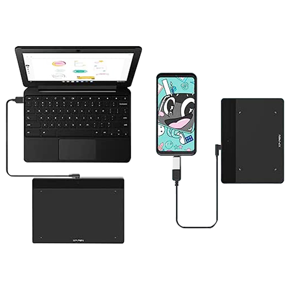 XP-PEN Deco Fun XS Graphic Tablet for OSU Drawing Red