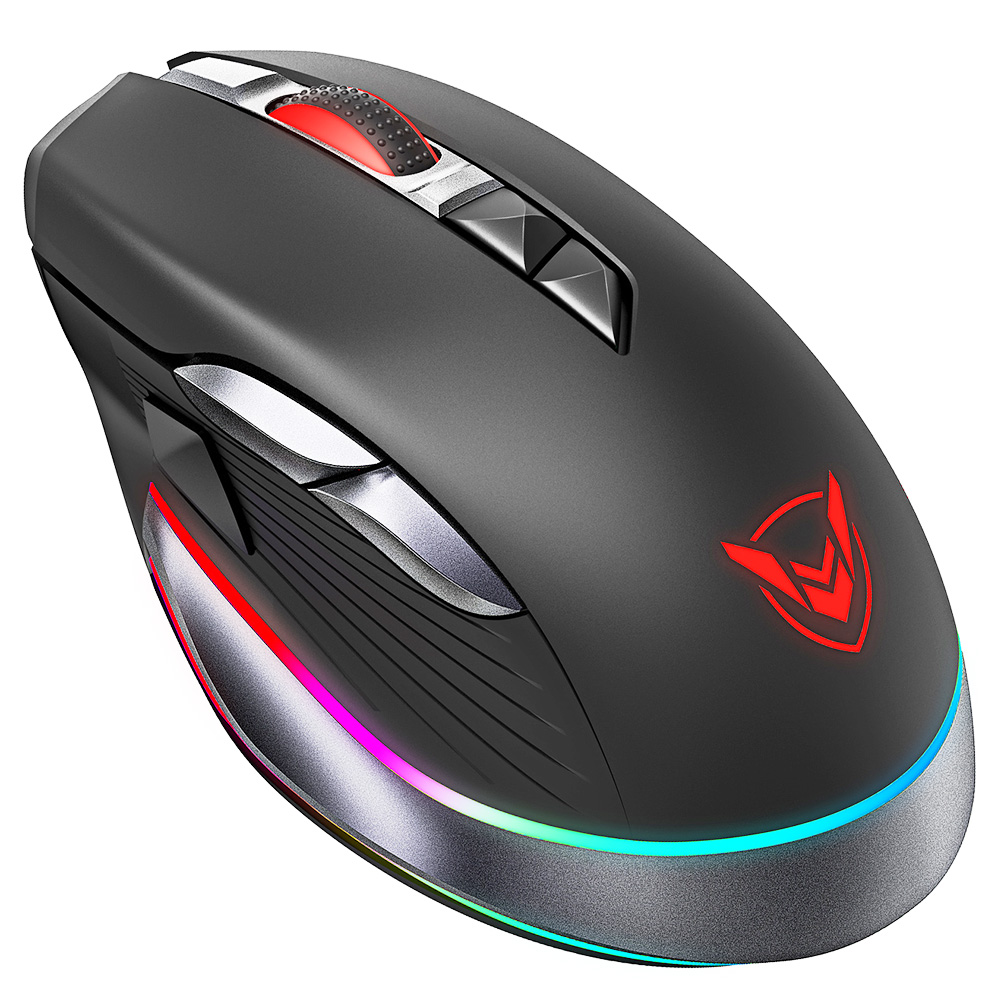 PICTEK Wireless Gaming Mouse 3 Levels Adjustable DPI Black