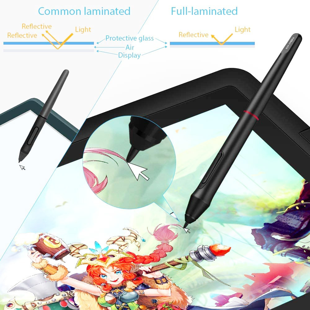 XP-PEN Artist 15.6 Pro Graphic Tablet with 15.6 Inch Display Black