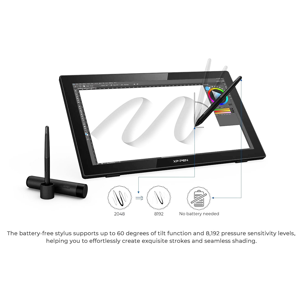 XP-PEN Artist 22 2nd Generation Graphic Tablet Black