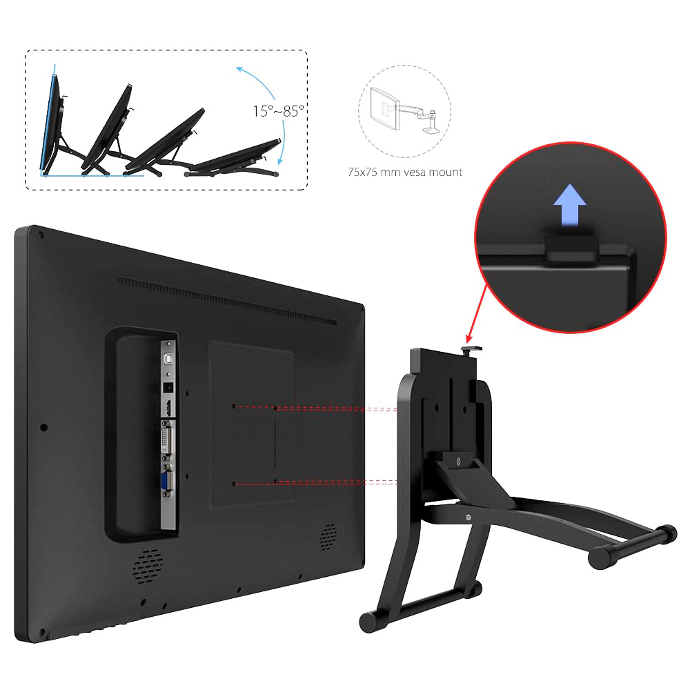 XP-PEN Artist 22E Pro Graphic Tablet with 21.5 Inch Display Black