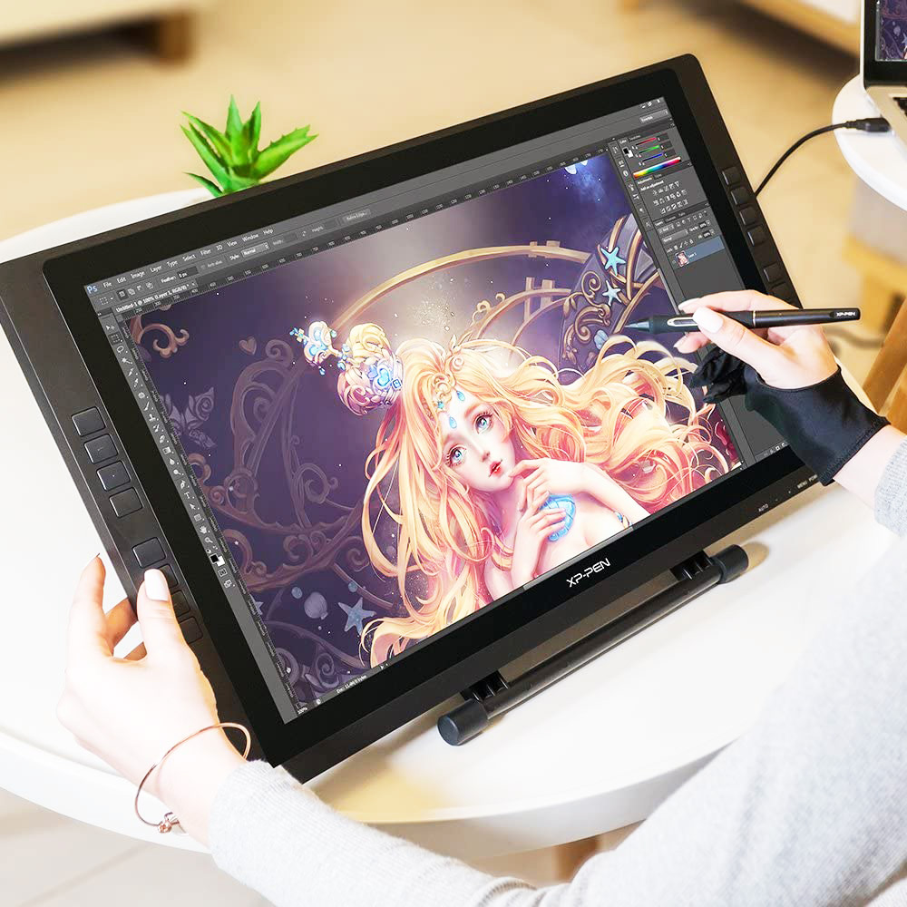 XP-PEN Artist 22E Pro Graphic Tablet with 21.5 Inch Display Black