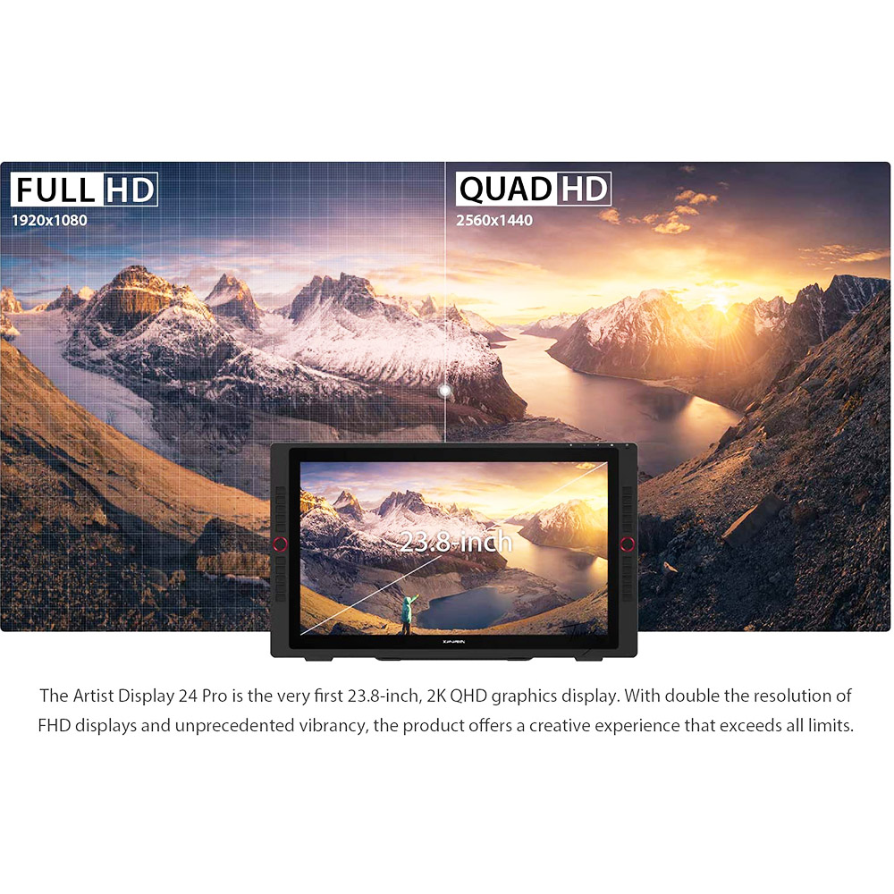 XP-PEN Artist 24 Pro Graphic Tablet with 23.8 Inch Black