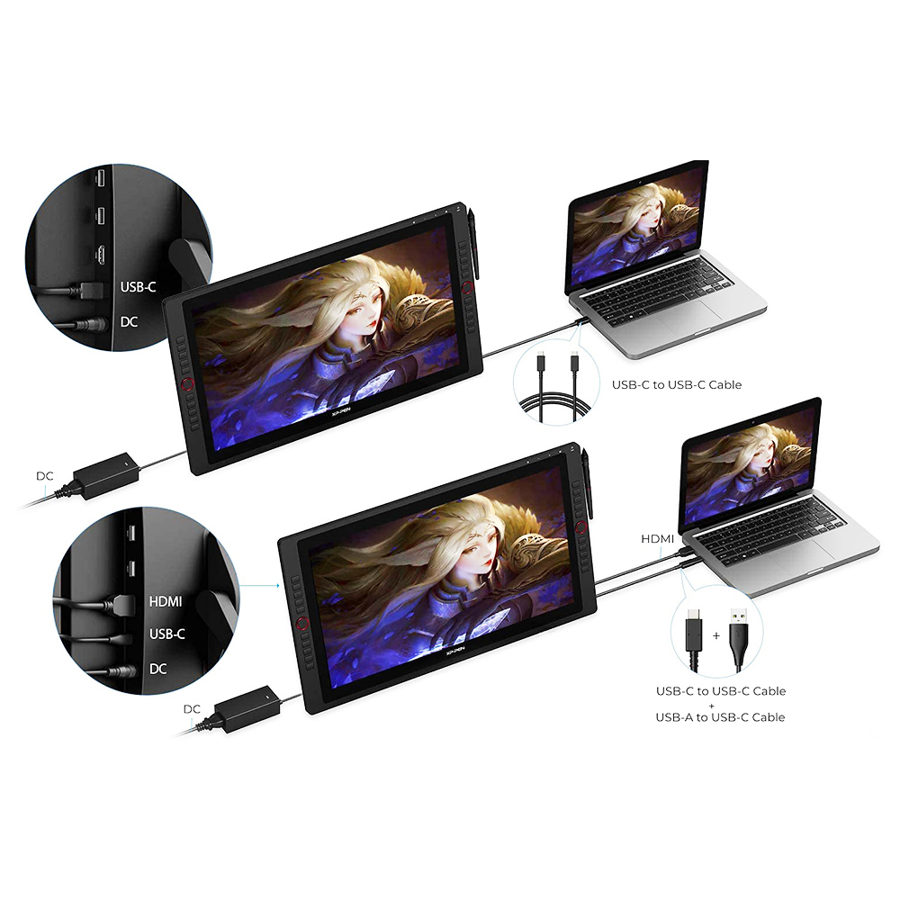 XP-PEN Artist 24 Pro Graphic Tablet with 23.8 Inch Black