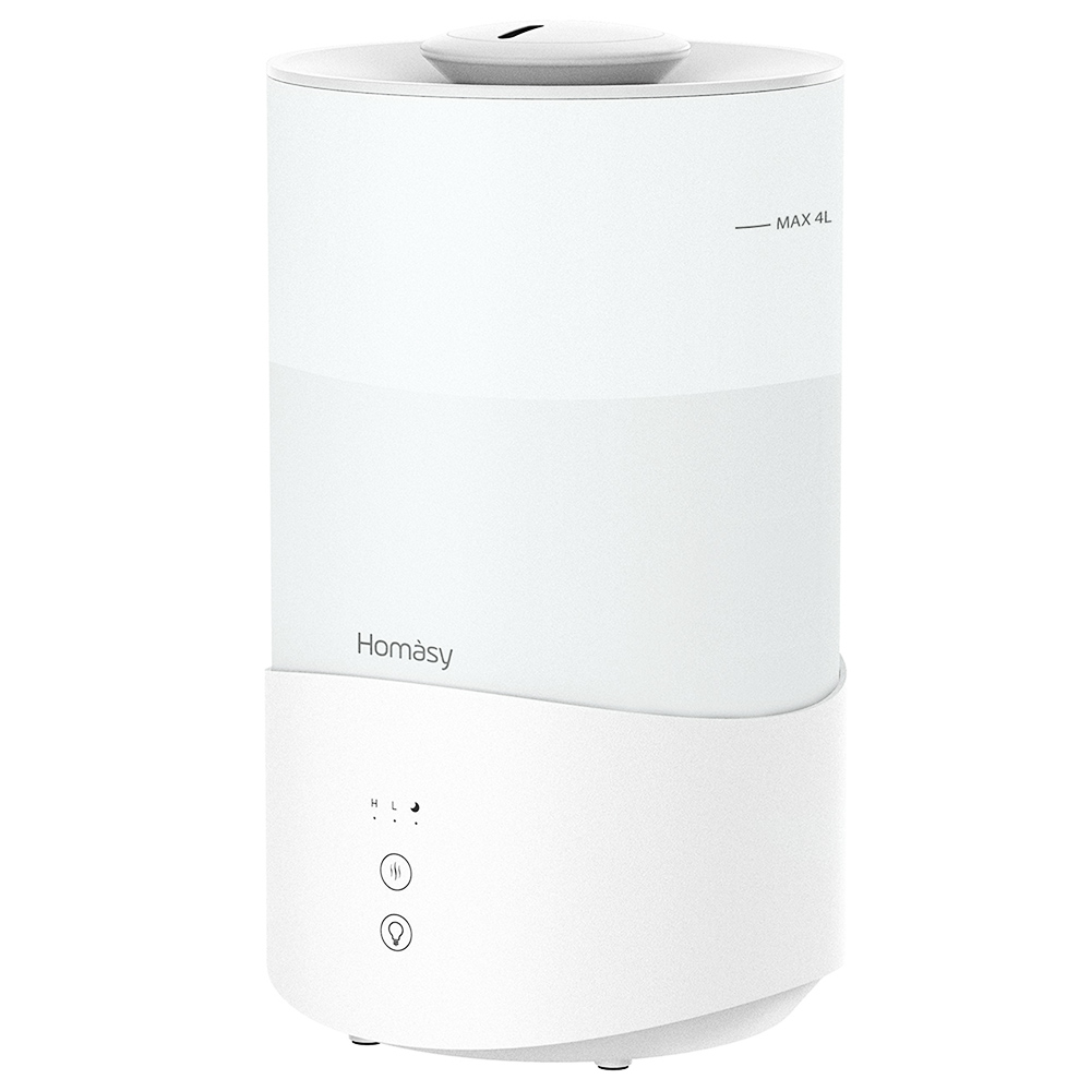Homasy Humidifiers Aroma Diffuser 4L Capacity 7-Color Night Light