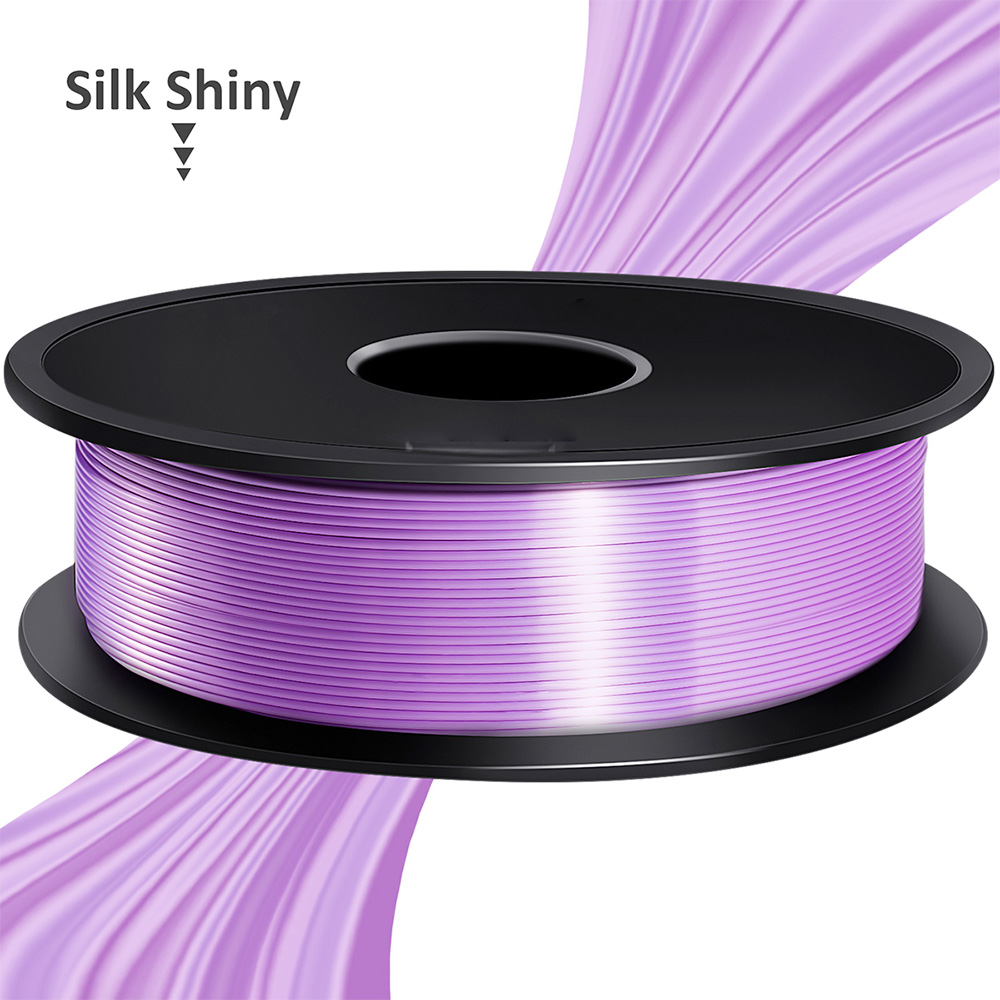 Makibes 3D Printer 1Kg Silk PLA Purple