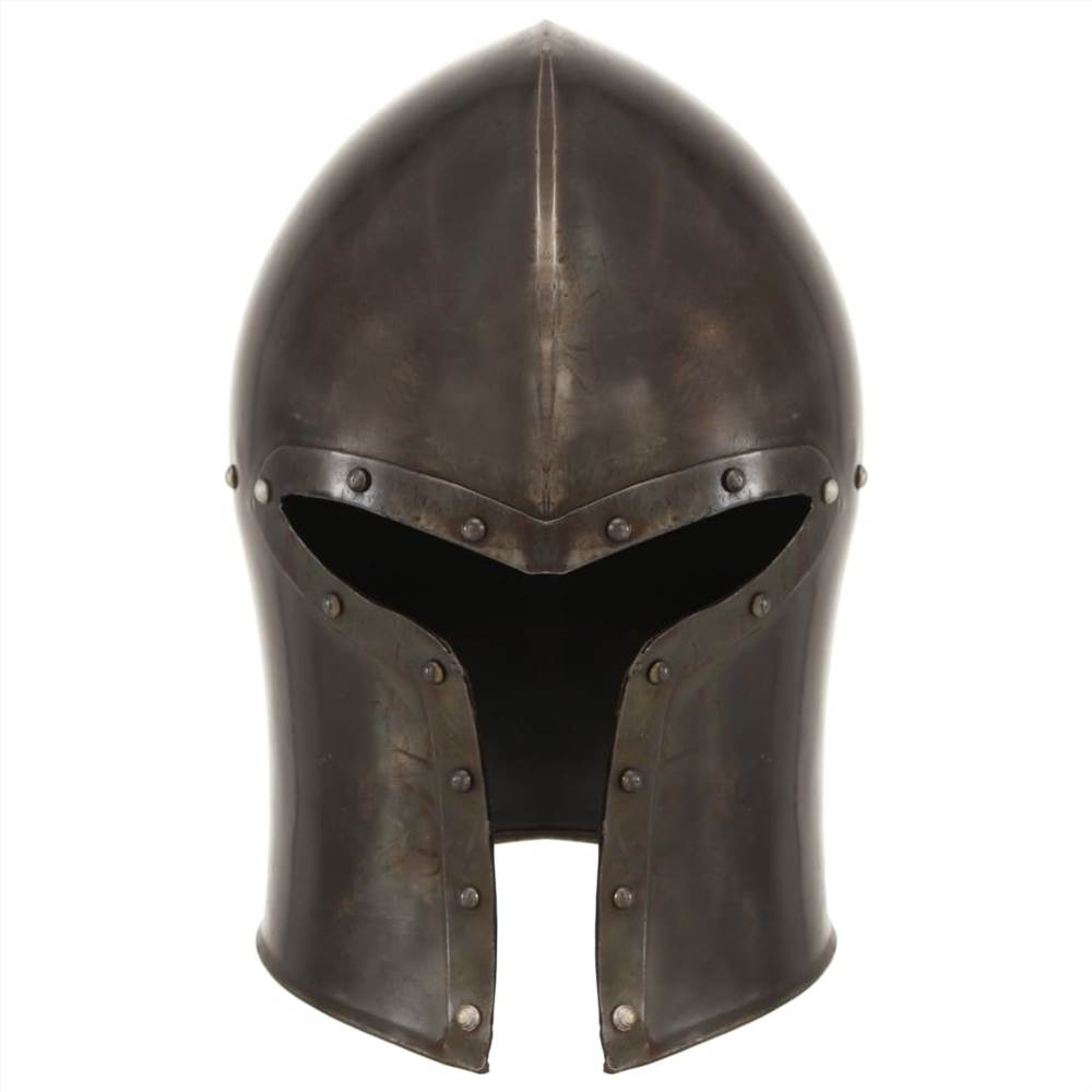Medieval Knight Helmet Antique Replica LARP Silver Steel