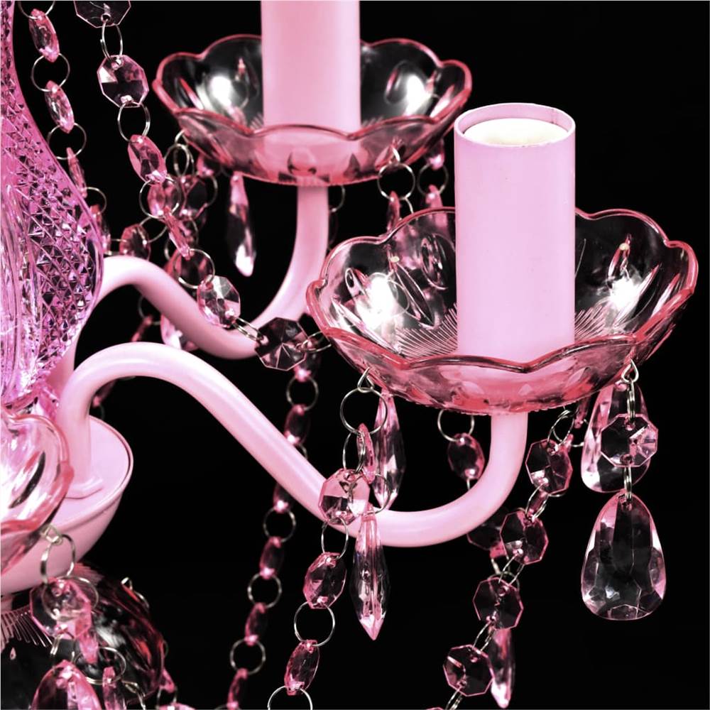 Pink Crystal Light 5 Bulb