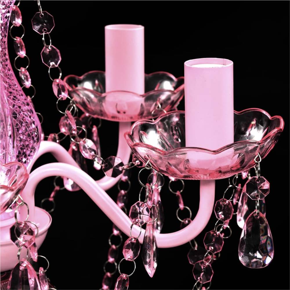 Pink Crystal Light 5 Bulb