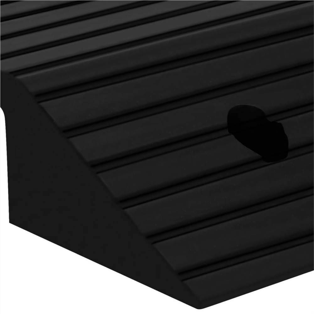Bridge Threshold Ramps 2 pcs 80x40x8 cm Rubber