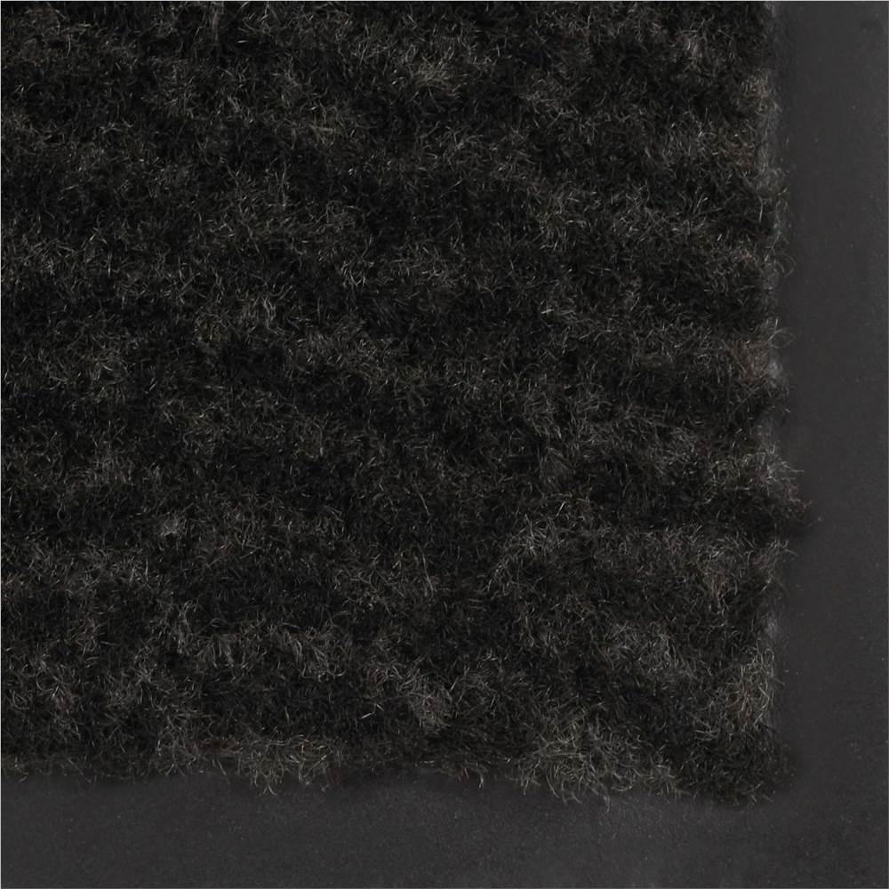 Dust Control Mat Rectangular Tufted 40x60 cm Black