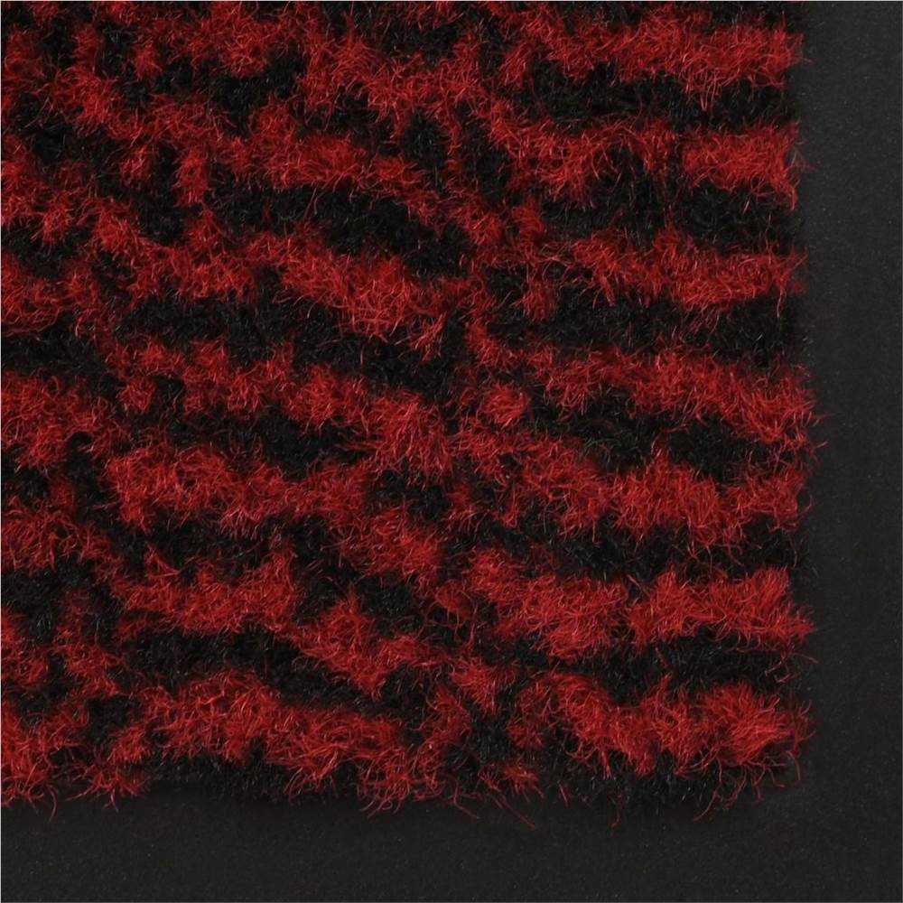 Dust Control Mat Rectangular Tufted 90x150 cm Red