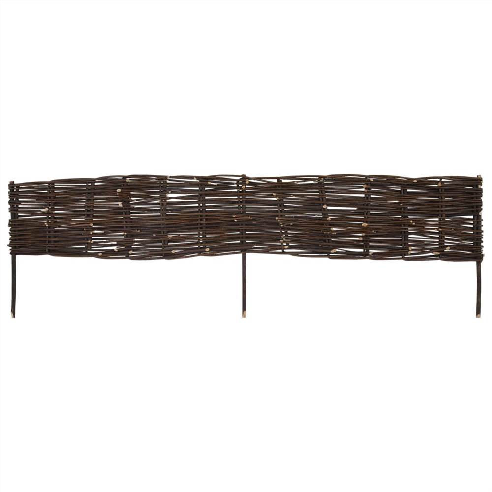 Garden Willow Border Fences 5 pcs 120 x 35 cm